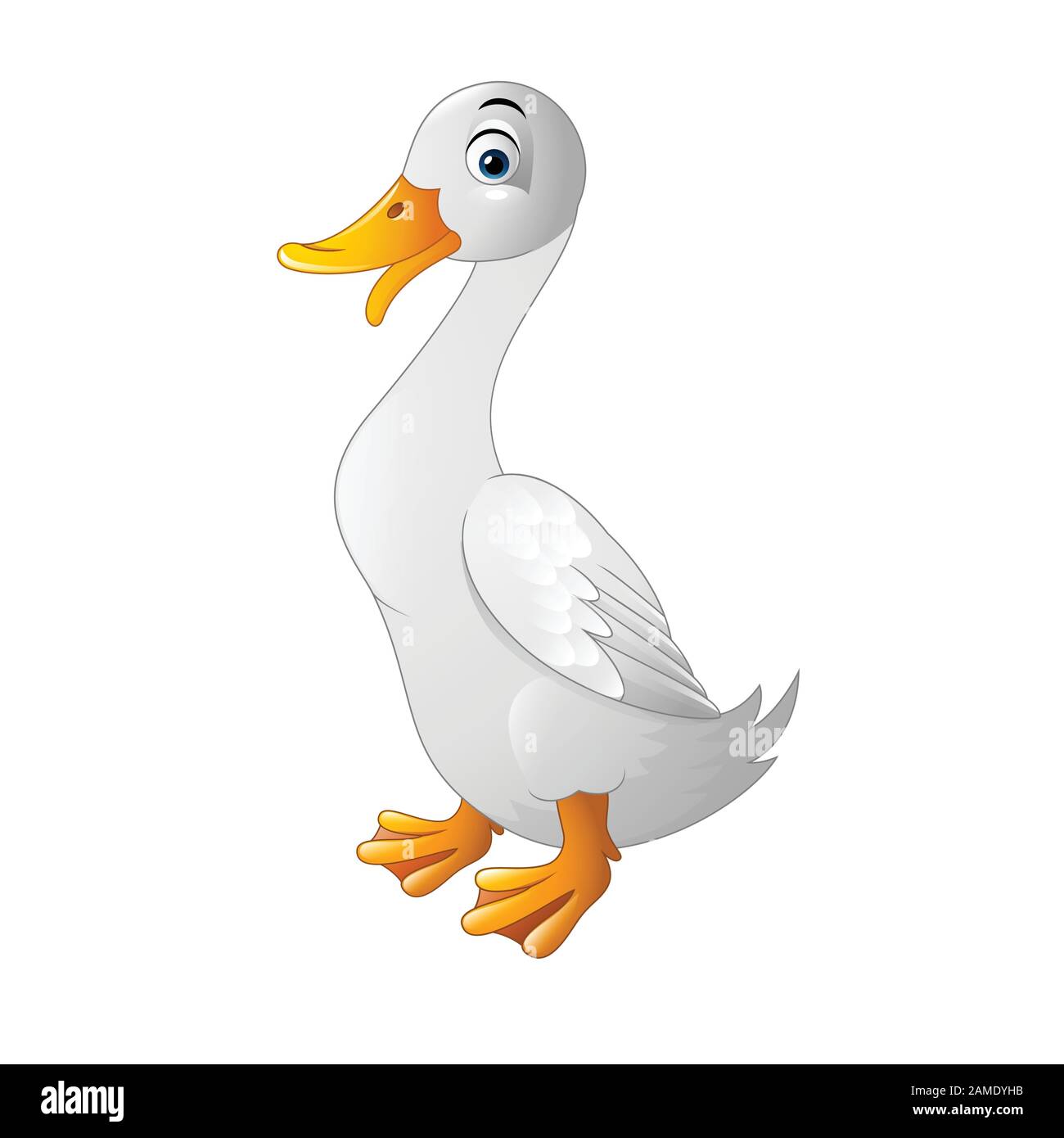Duck funny cartoon Stock Vector Image & Art - Alamy