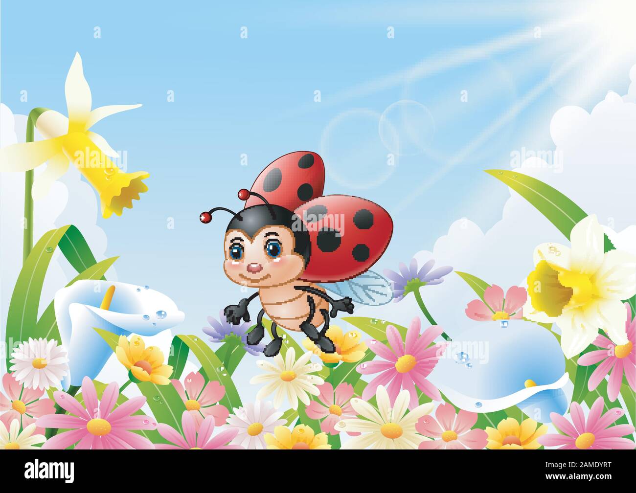 Lovely beauty spot Stock Vector Images - Alamy