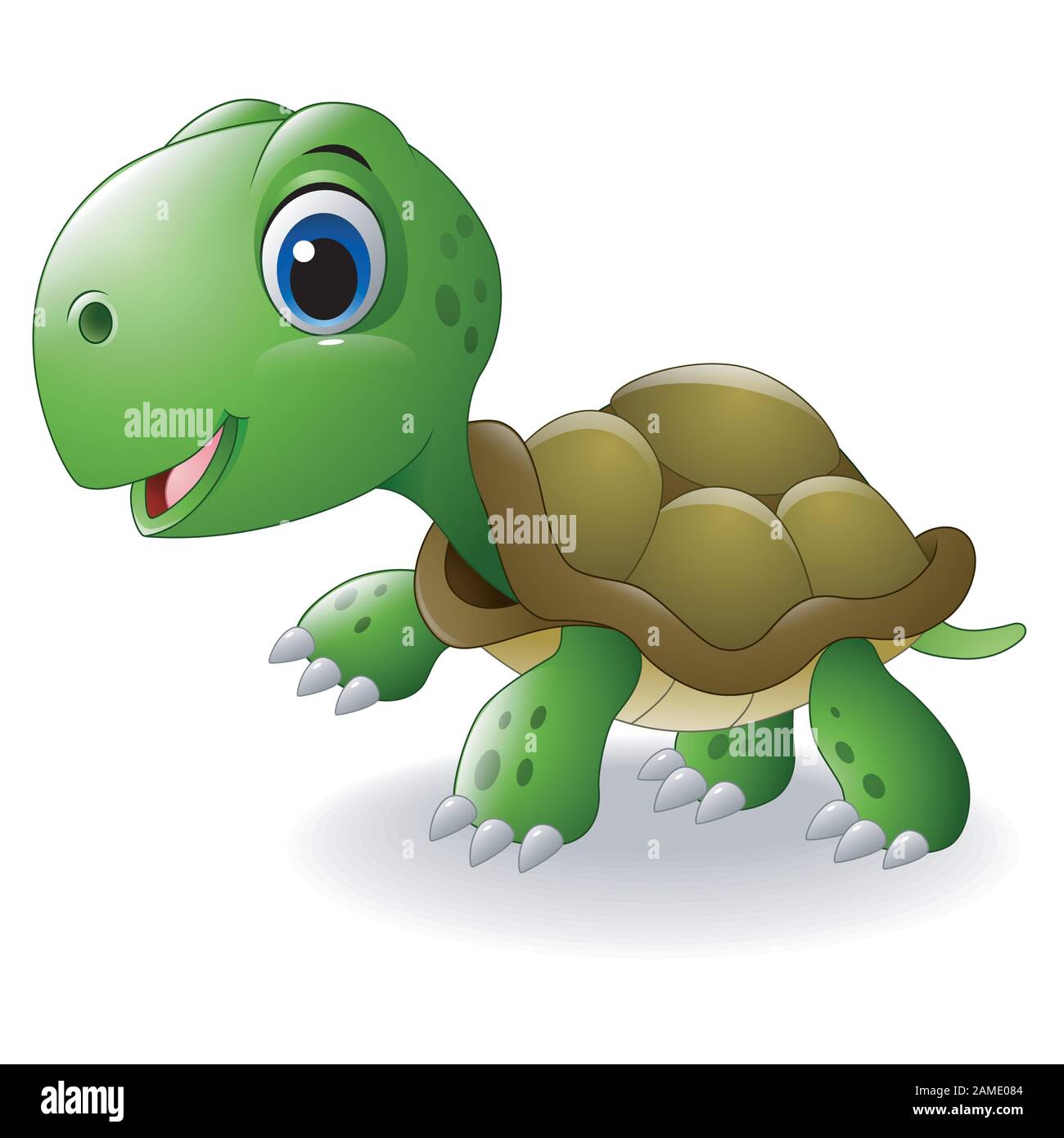 Tortoise Animated Clipart Happy