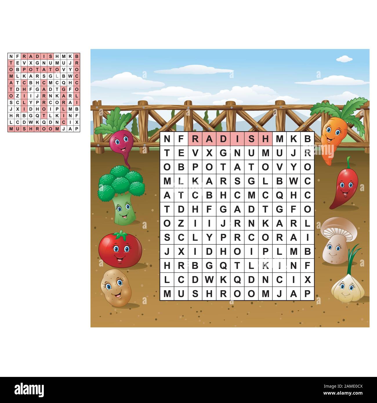 Crossword puzzle find word Stock Vector Images - Alamy