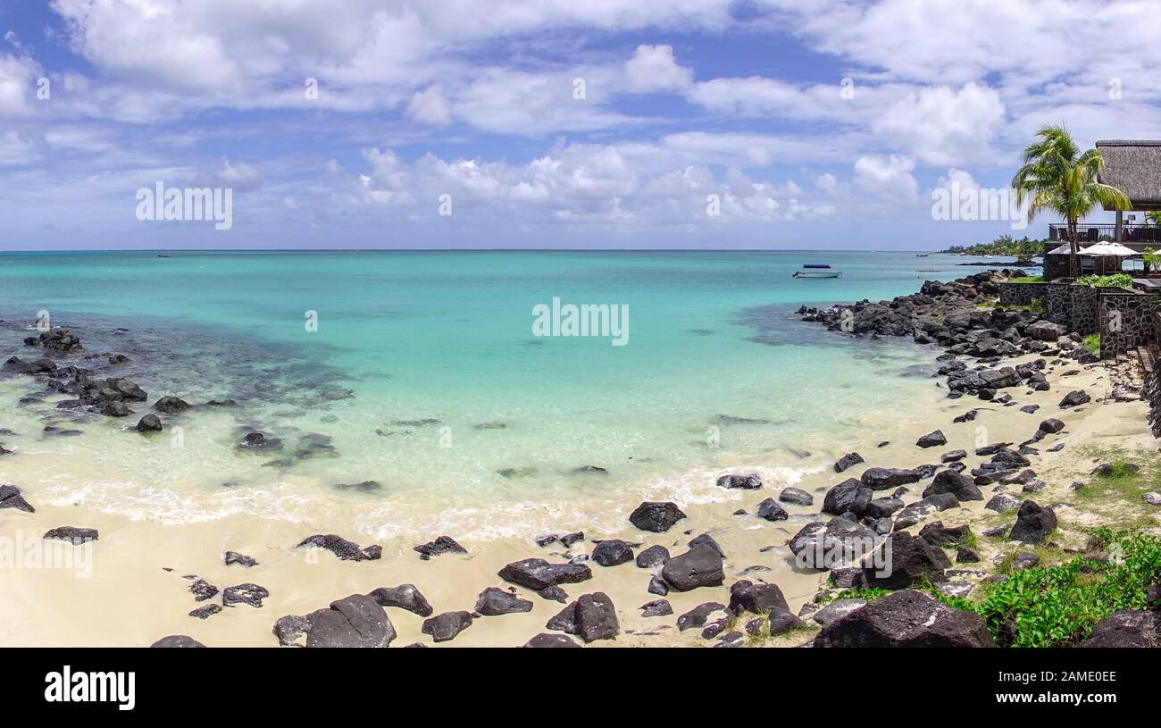 Beautiful seascape of Mauritius Island. Mauritius is one of the best ...