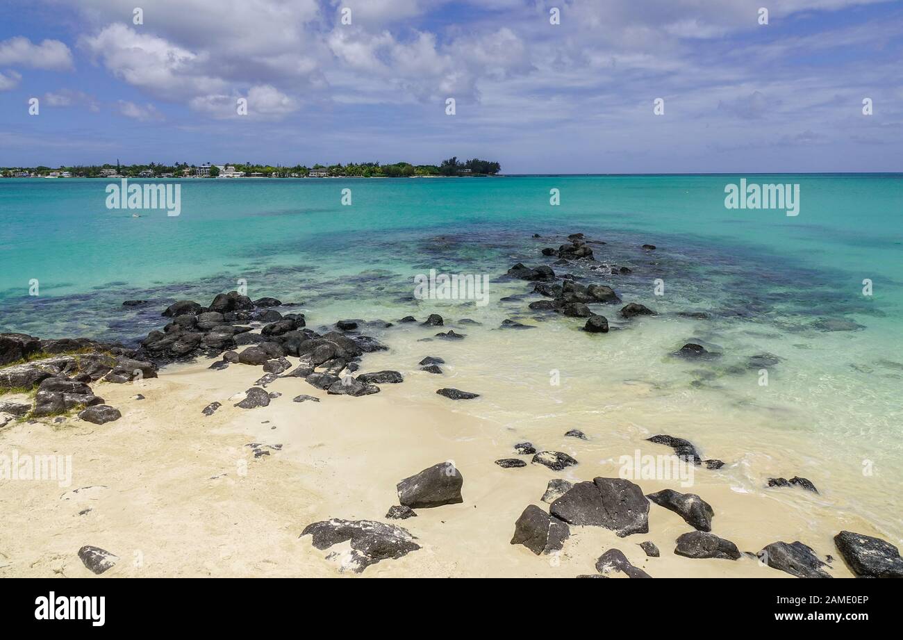 Beautiful seascape of Mauritius Island. Mauritius is one of the best ...