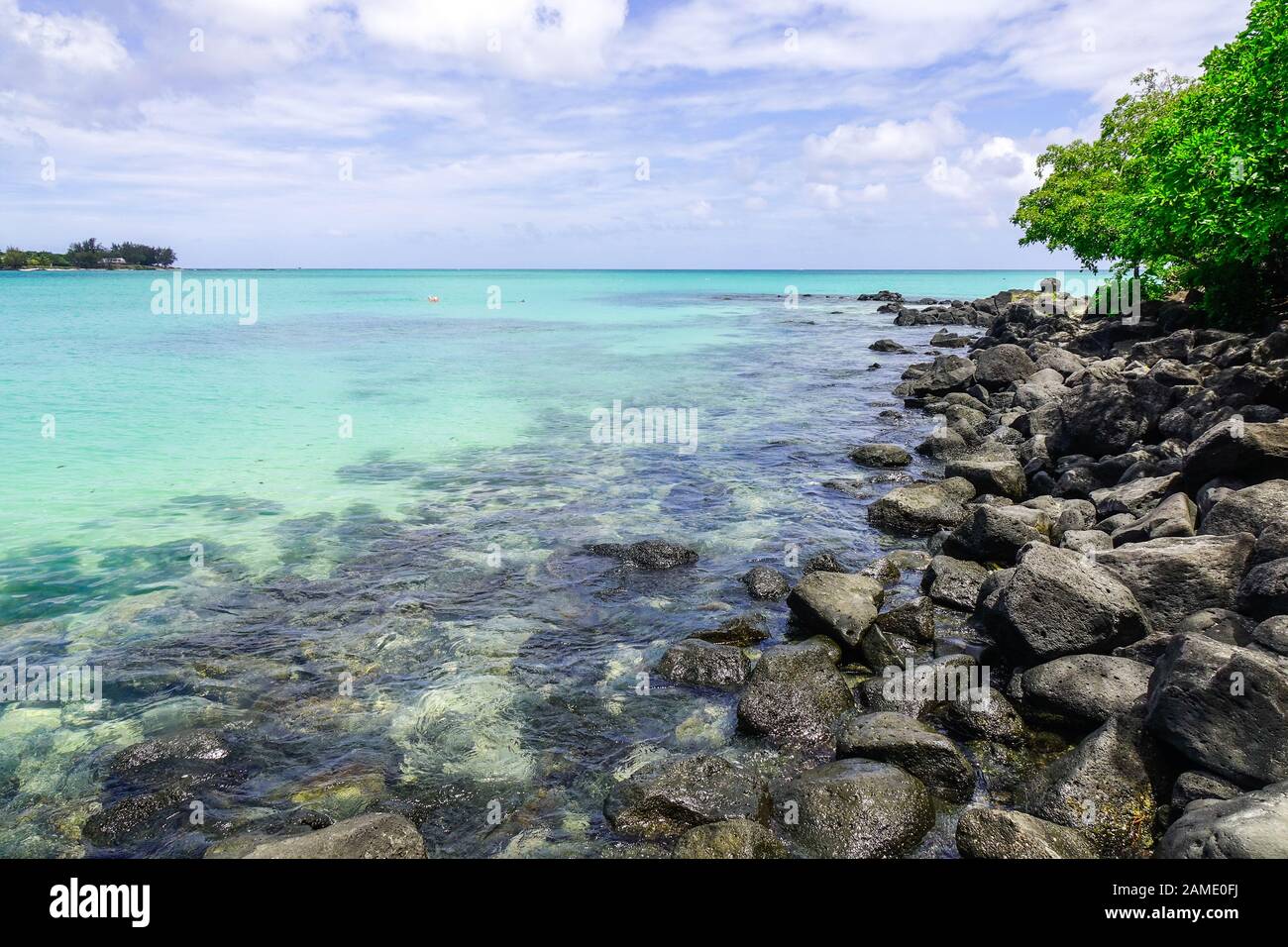 Beautiful seascape of Mauritius Island. Mauritius is one of the best ...
