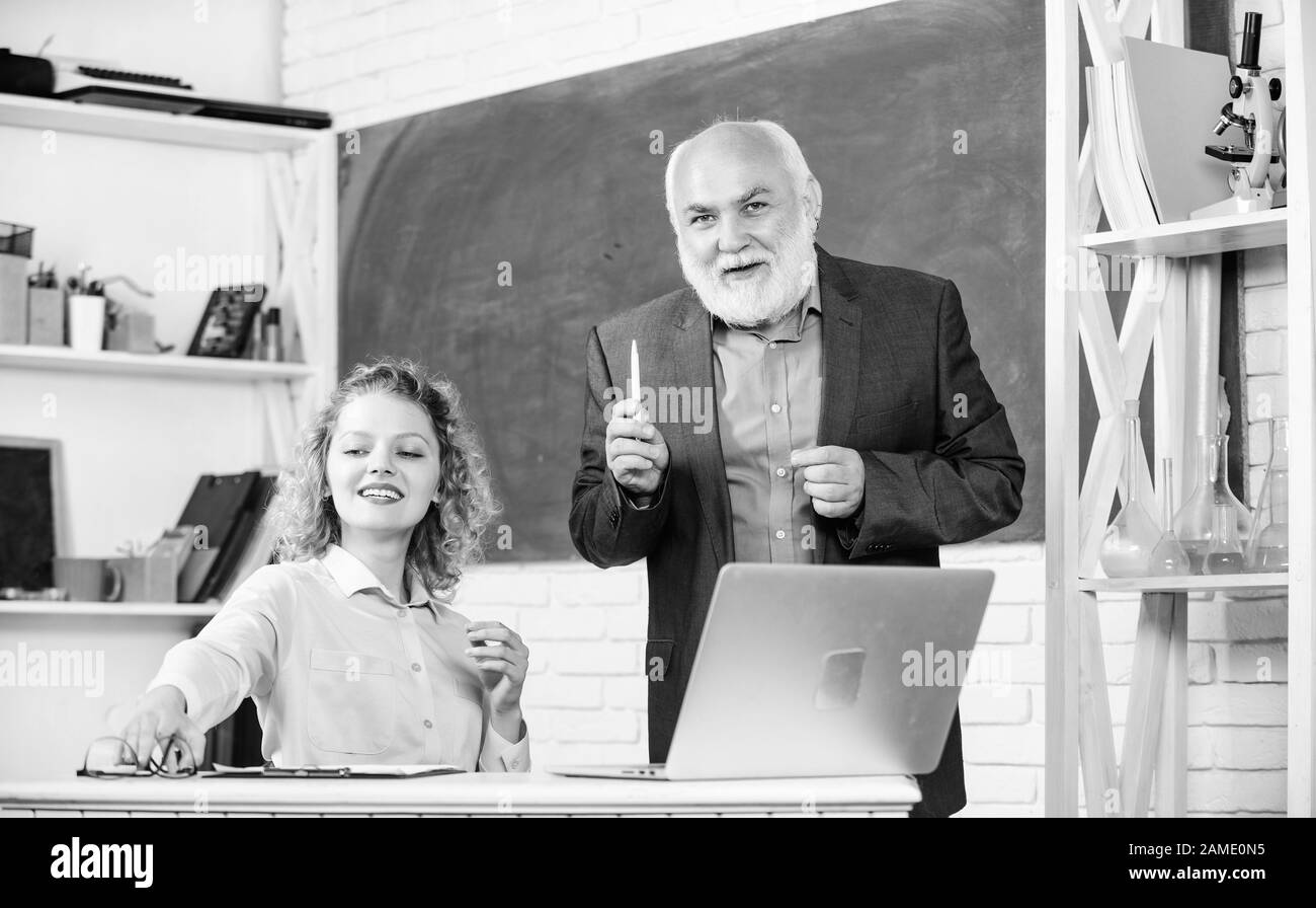 Creative woman happy laptop Black and White Stock Photos & Images - Alamy