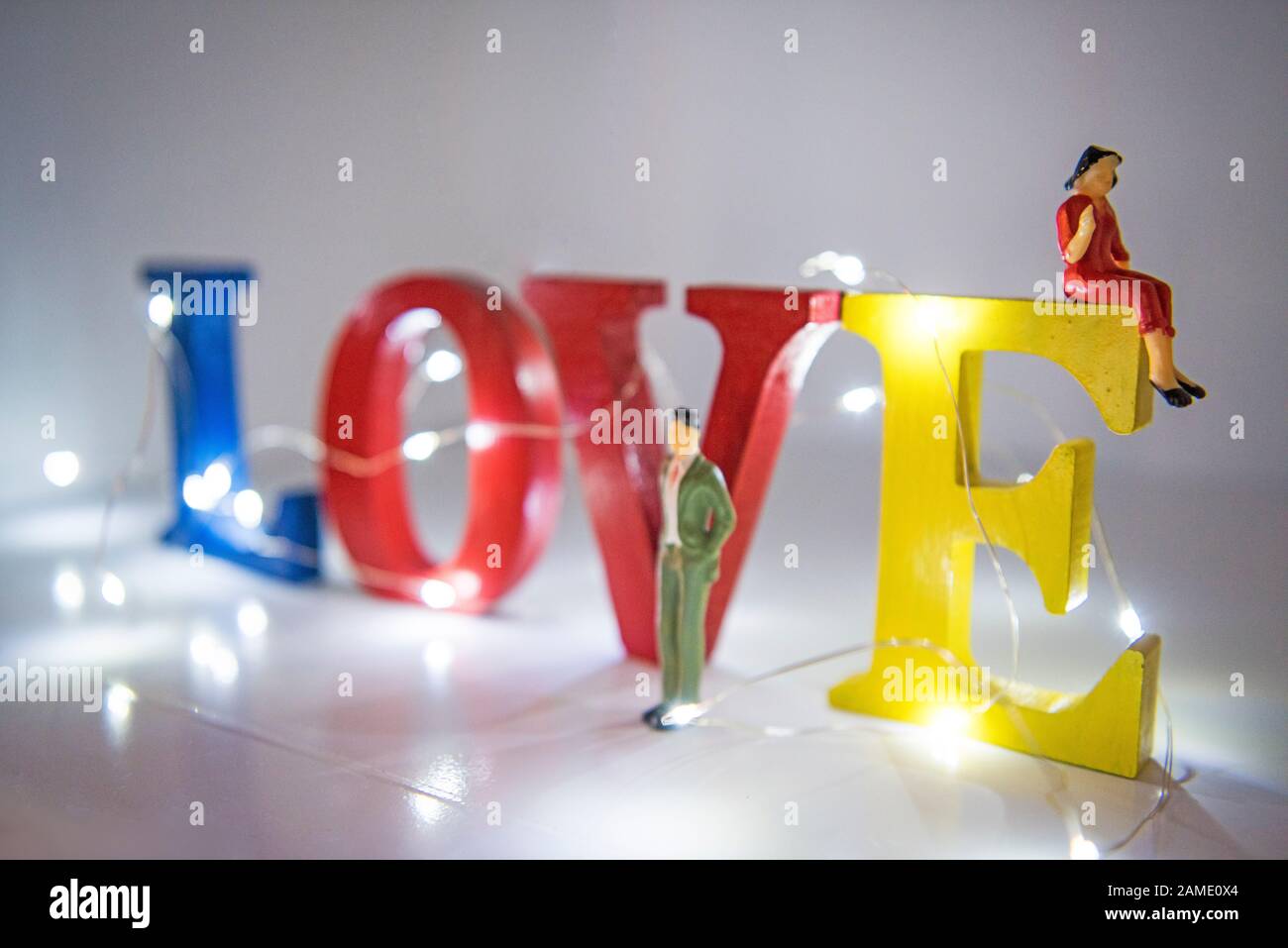 Abstract composition of love. Love concept Stock Photo - Alamy
