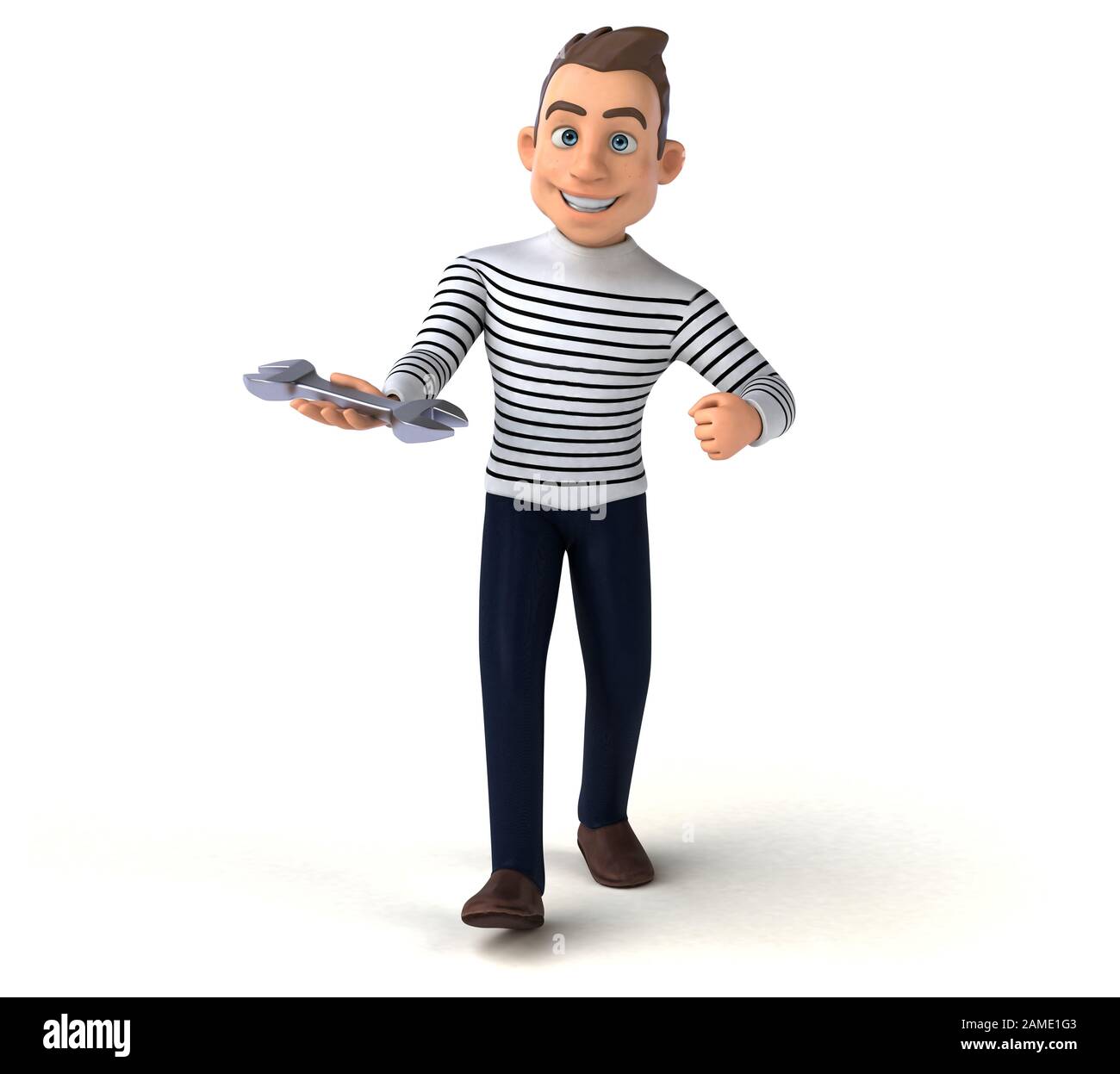 Fun cartoon character tool 3d Cut Out Stock Images & Pictures - Alamy