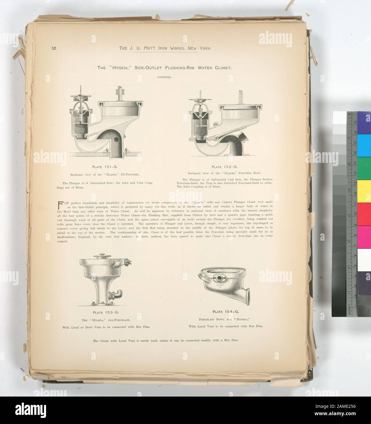 The 'Hygeia,' Side-Outlet Flushing-Rim Water Closet The 'Hygeia,' Side ...