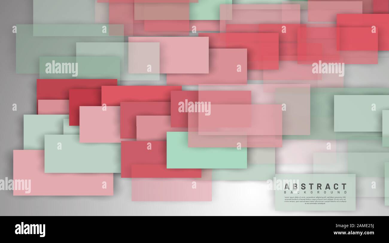 abstract vector background. overlapping full-color square design. New ...