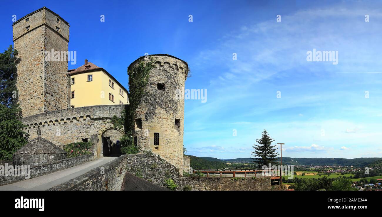 Burg Guttenberg is a castle in Germany Stock Photo - Alamy