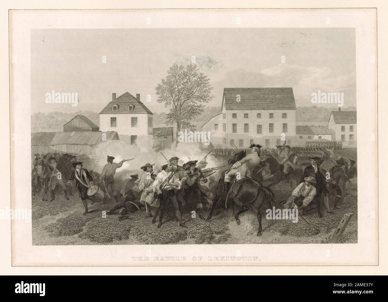 The Battle of Lexington EM1932; The Battle of Lexington Stock Photo - Alamy