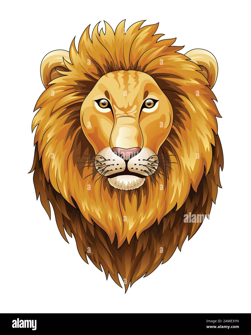 Lion head mascot Stock Vector Image & Art - Alamy