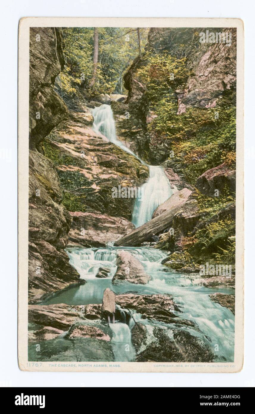 The Cascades, North Adams, Mass Postcard series number: 11767 1907-1908 ...