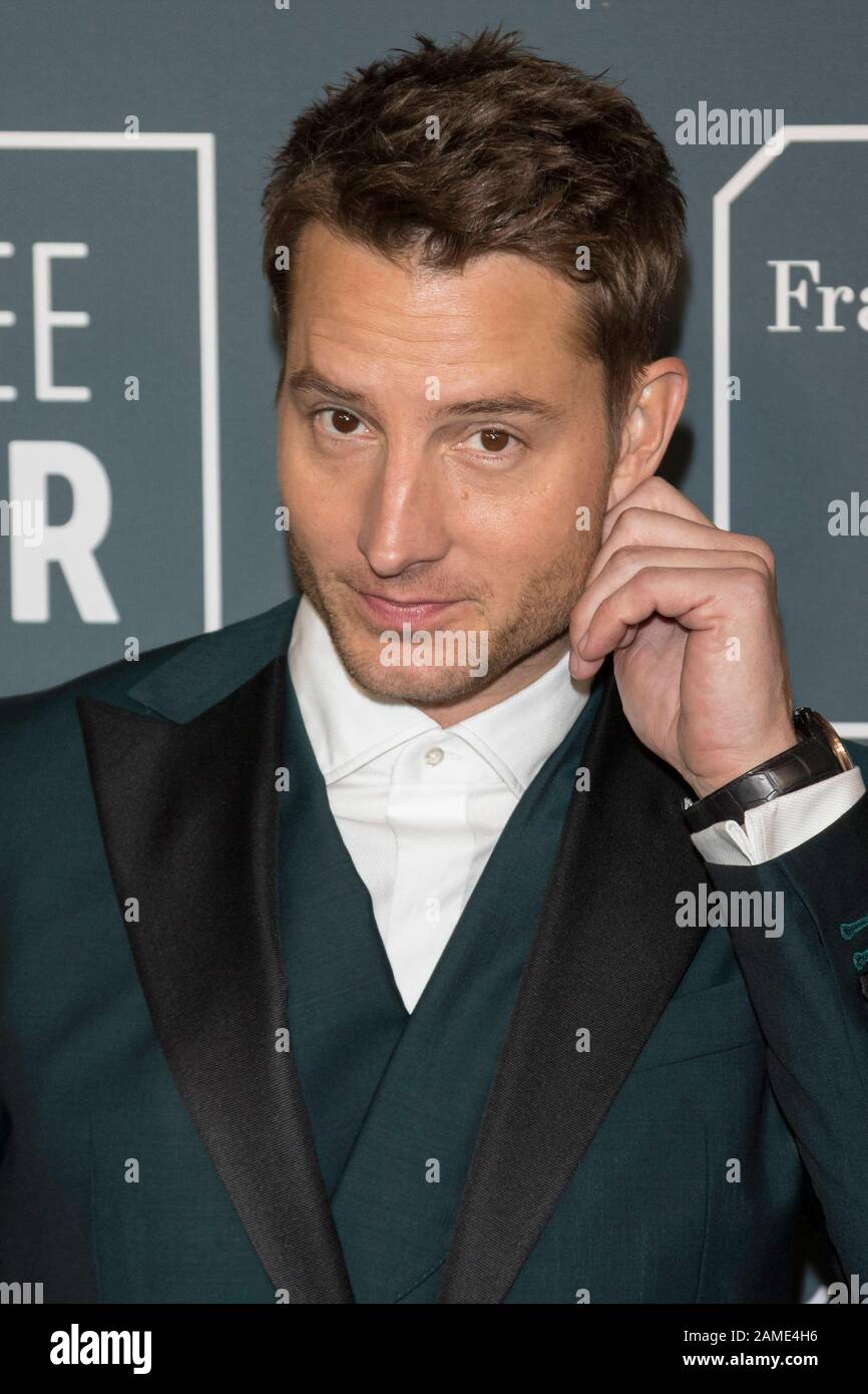 Justin Hartley attends the 25th Annual Critics' Choice Awards at Barker ...