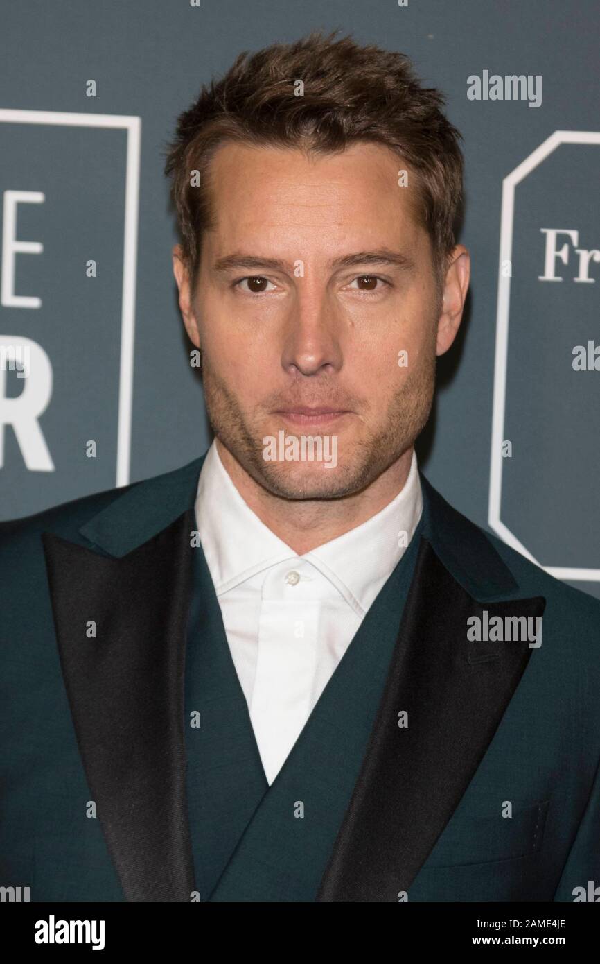 Justin Hartley attends the 25th Annual Critics' Choice Awards at Barker ...
