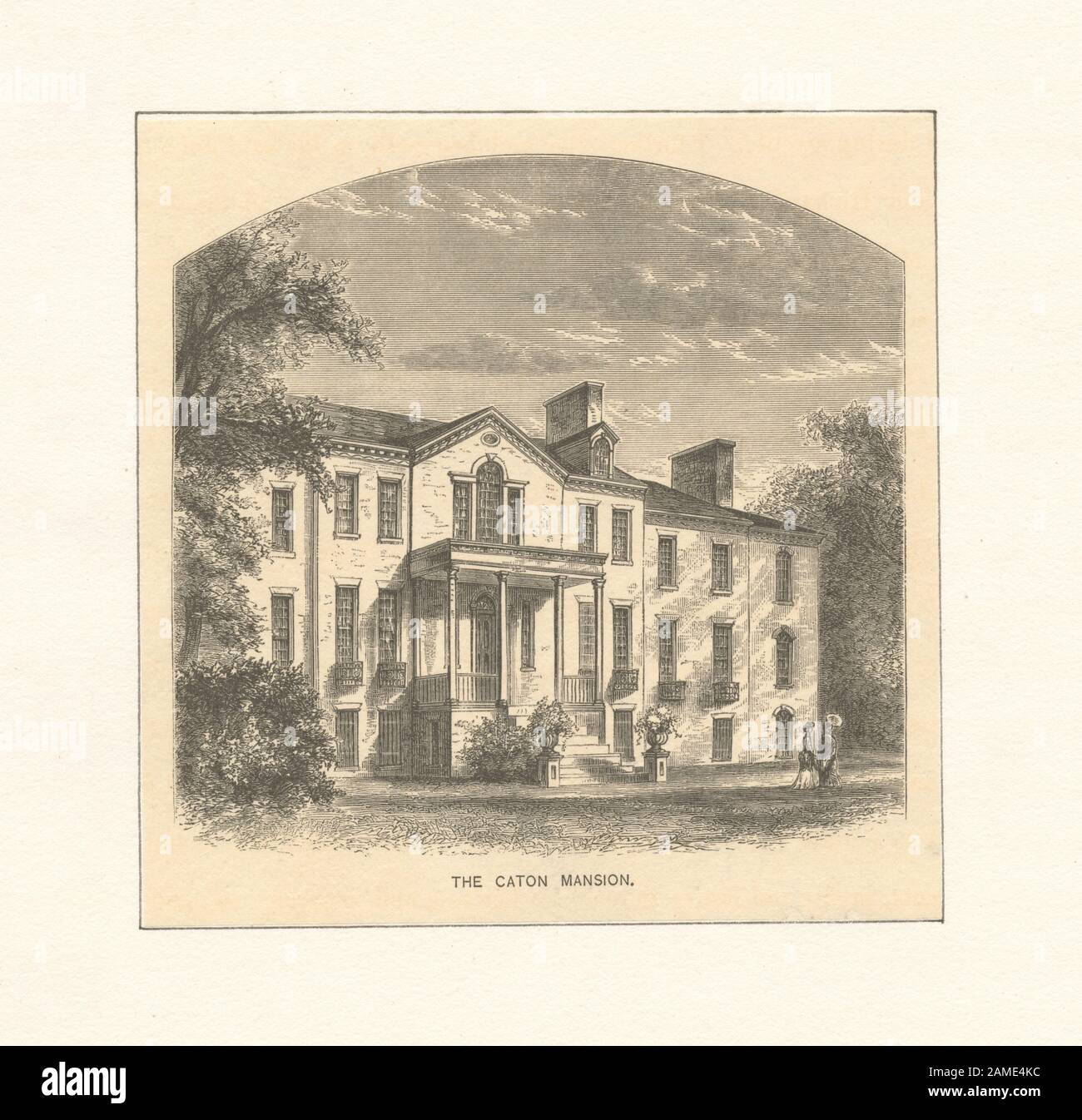 The Caton mansion EM3602; The Caton mansion Stock Photo - Alamy