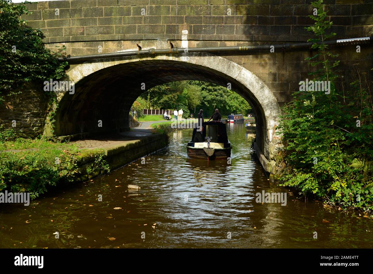 Trip on Leeds-Liverpool canal, United Kingdom Stock Photo - Alamy