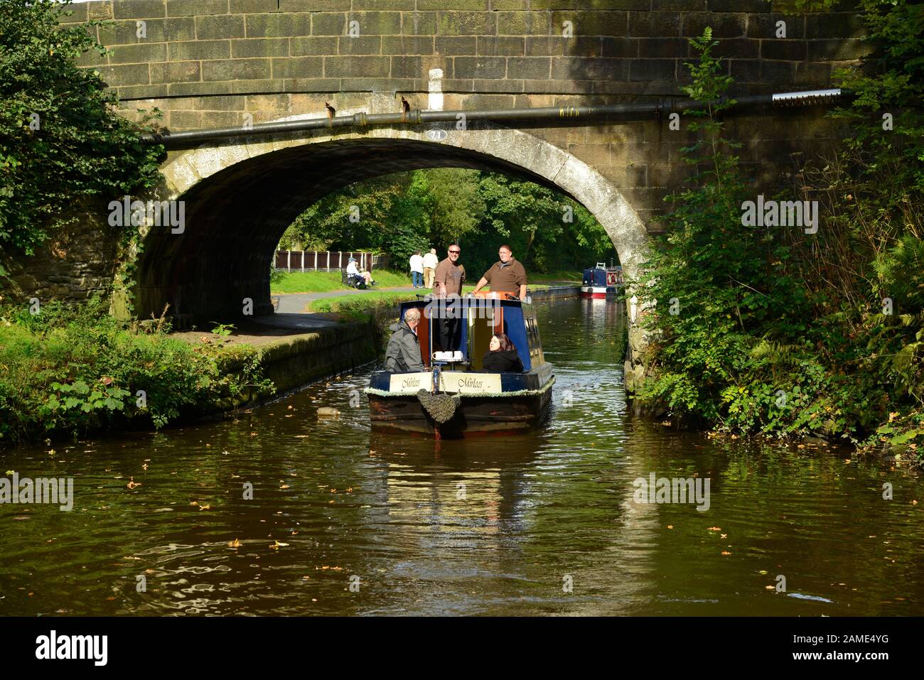 Trip on Leeds-Liverpool canal, United Kingdom Stock Photo - Alamy