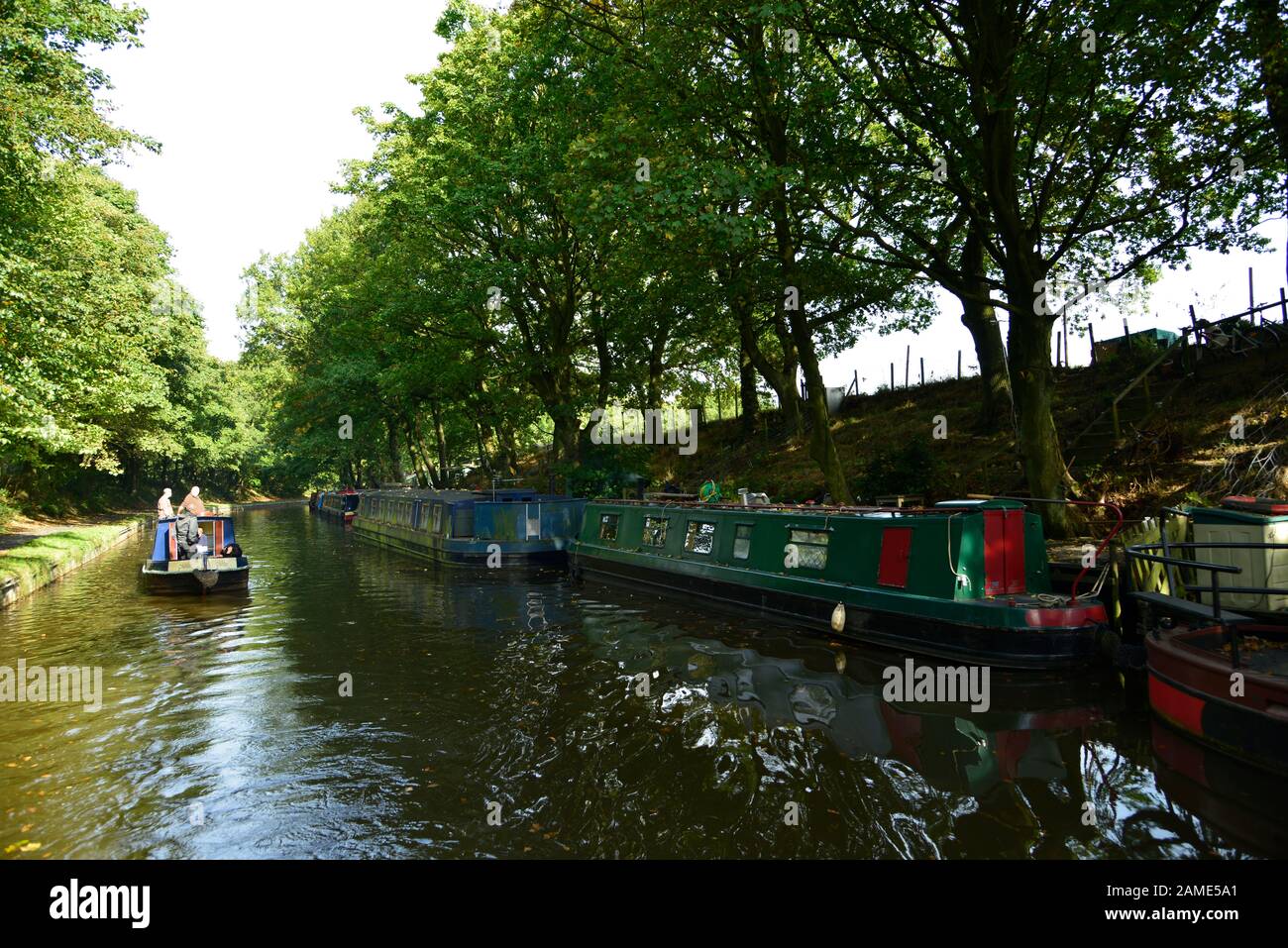 Trip on Leeds-Liverpool canal, United Kingdom Stock Photo - Alamy