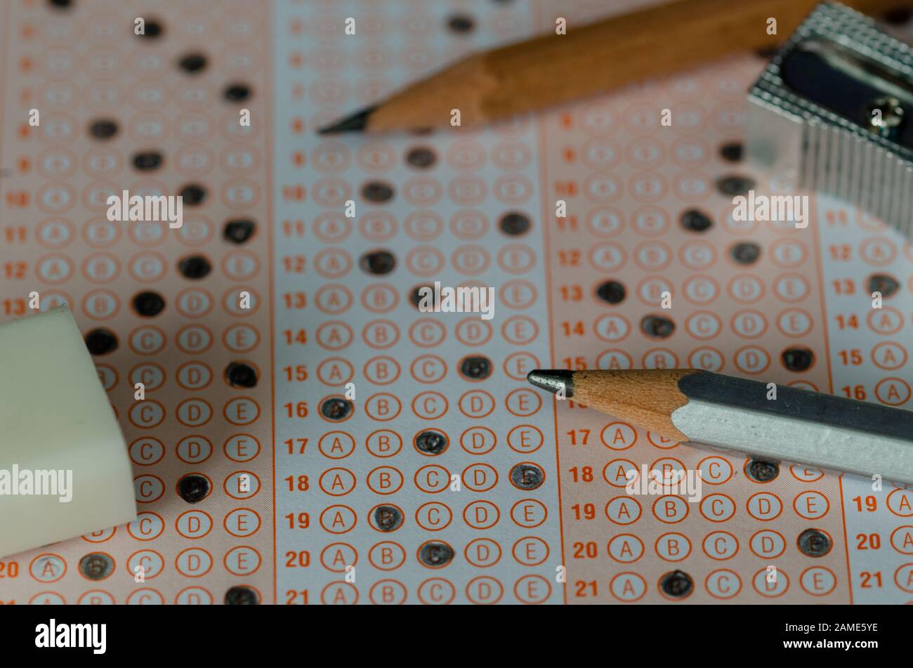 Multiple choice test form hi-res stock photography and images - Alamy