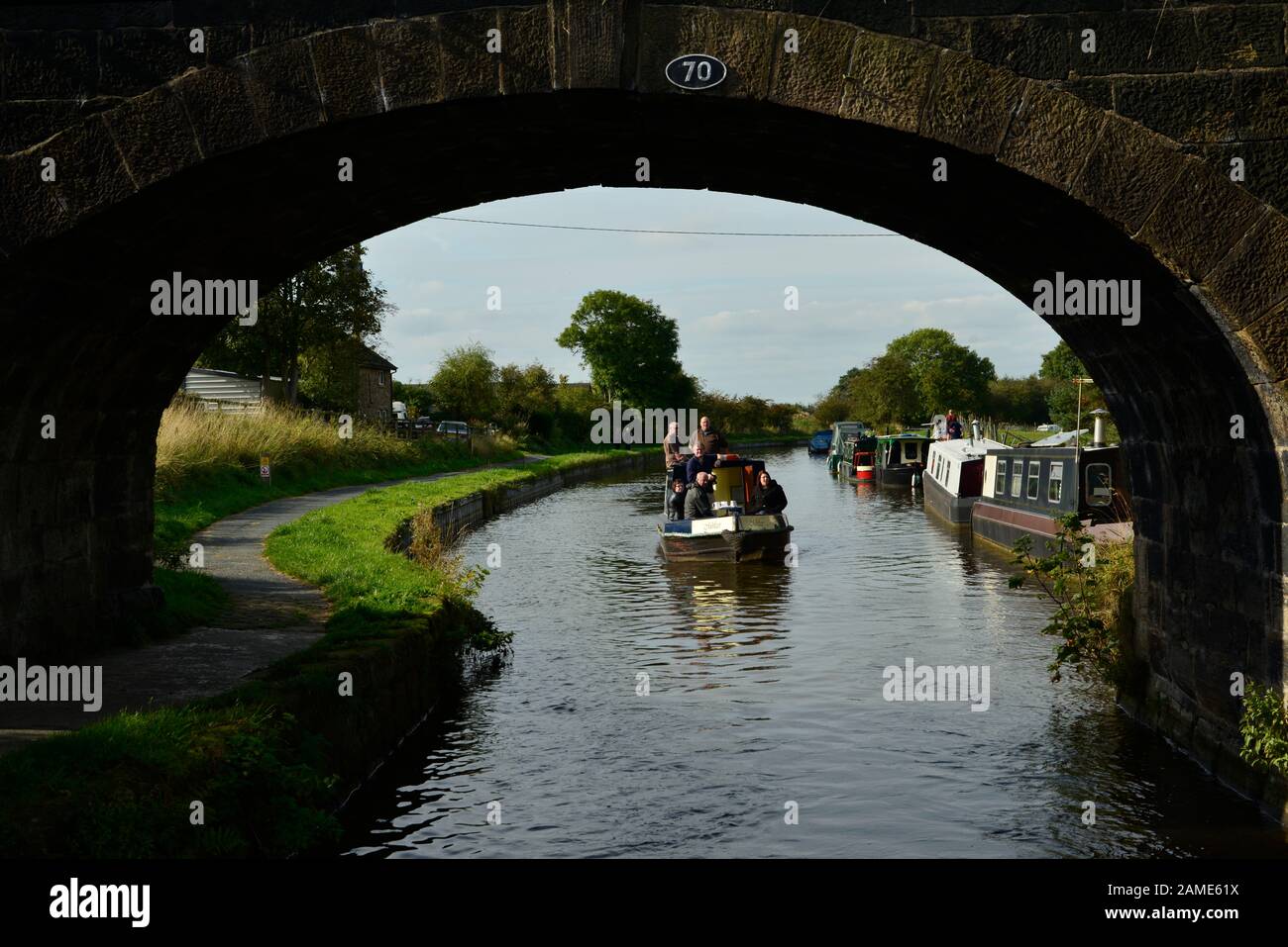 Trip on Leeds-Liverpool canal, United Kingdom Stock Photo - Alamy