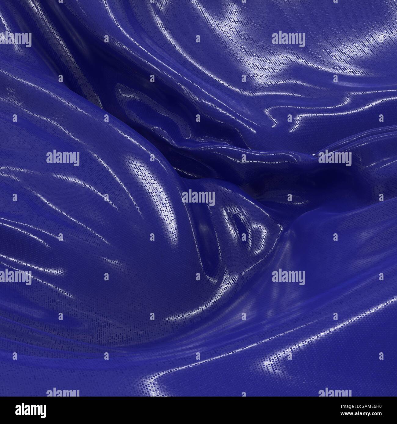 Abstract and shiny luxury silk cloth in shape of liquid wave with folds ...