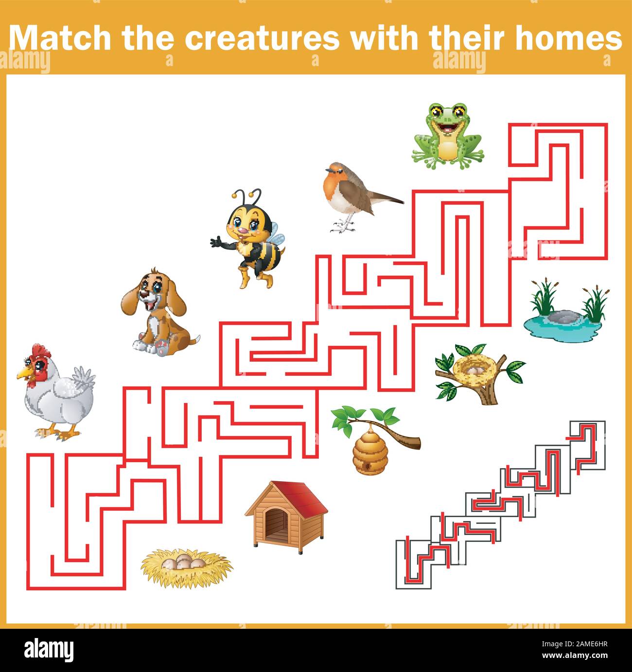 Creatures house Stock Vector Images - Alamy