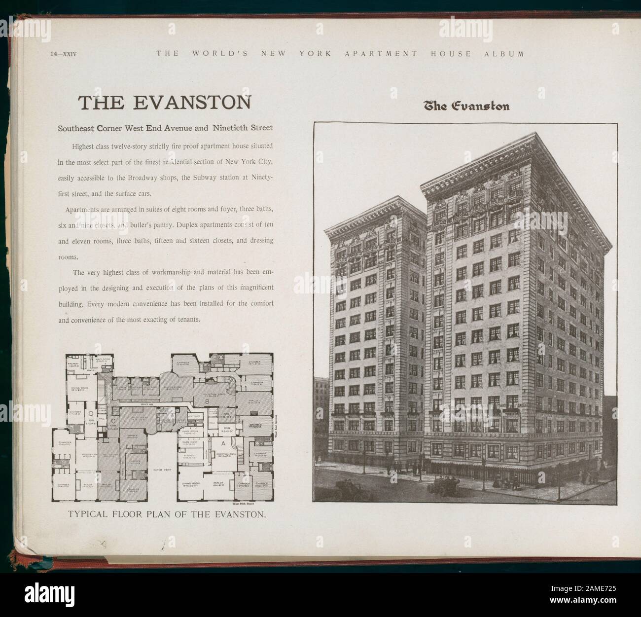 The Evanston Southeast Corner West End Avenue and Nintieth Street The ...