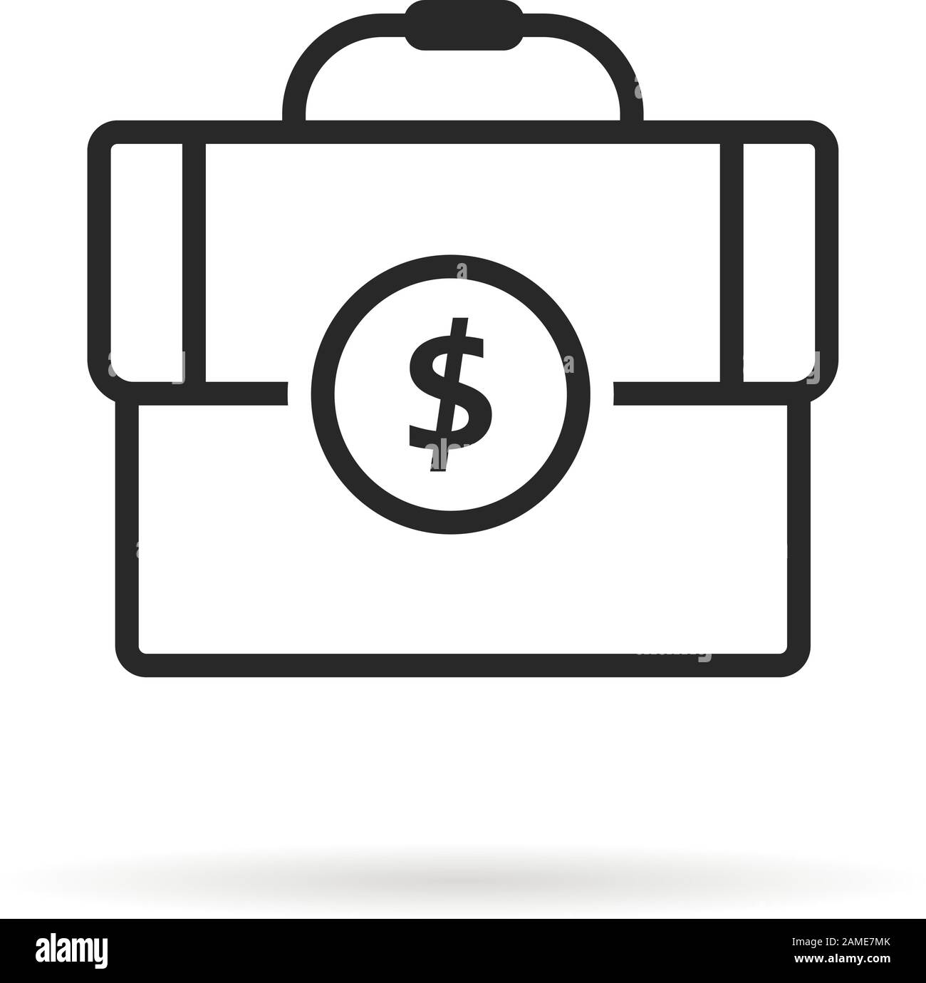 Online trading vector line Cut Out Stock Images & Pictures - Alamy