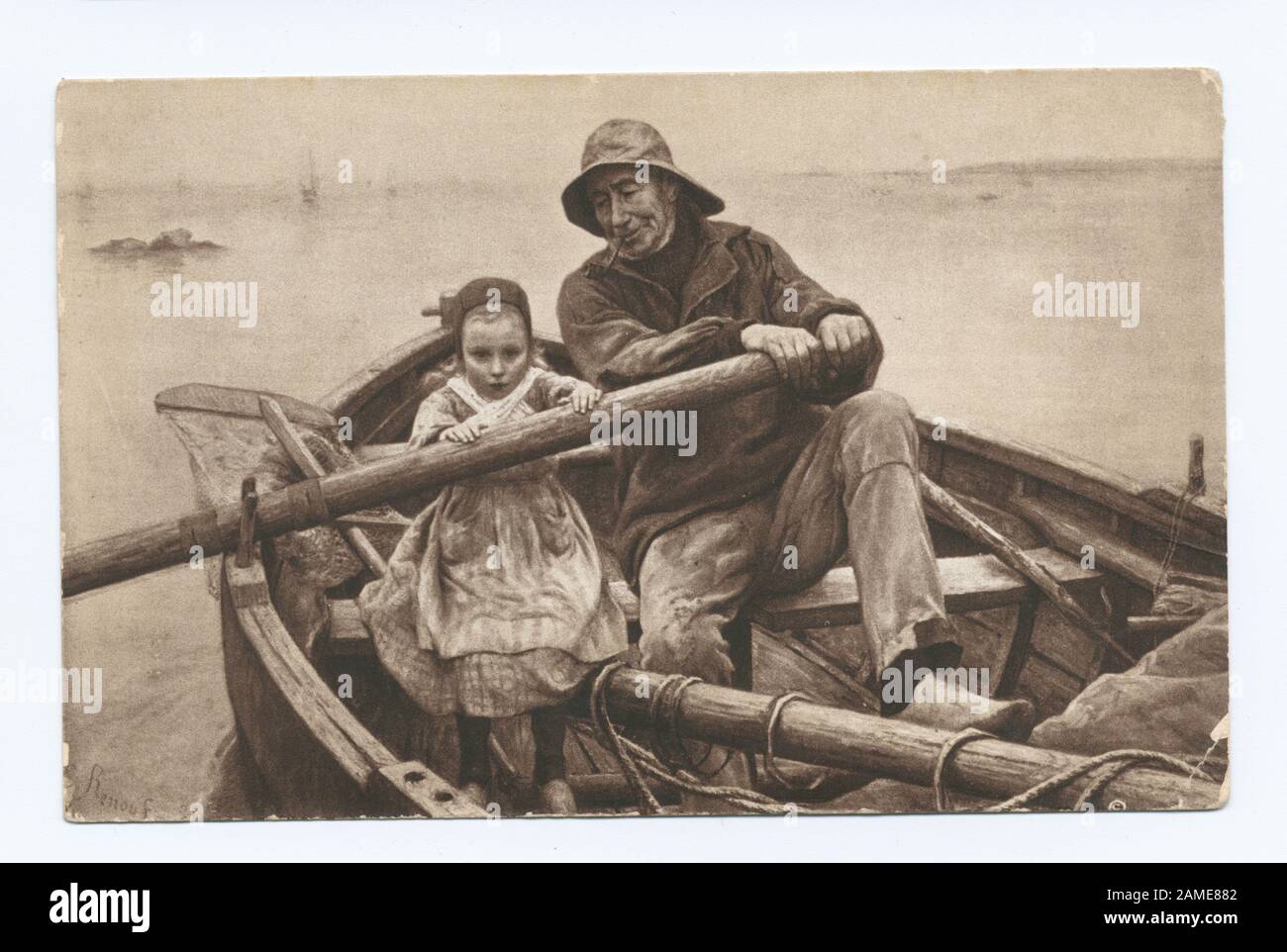 The Helping Hand, Emile Renouf Postcard series number: 60271 1905-1915 ...