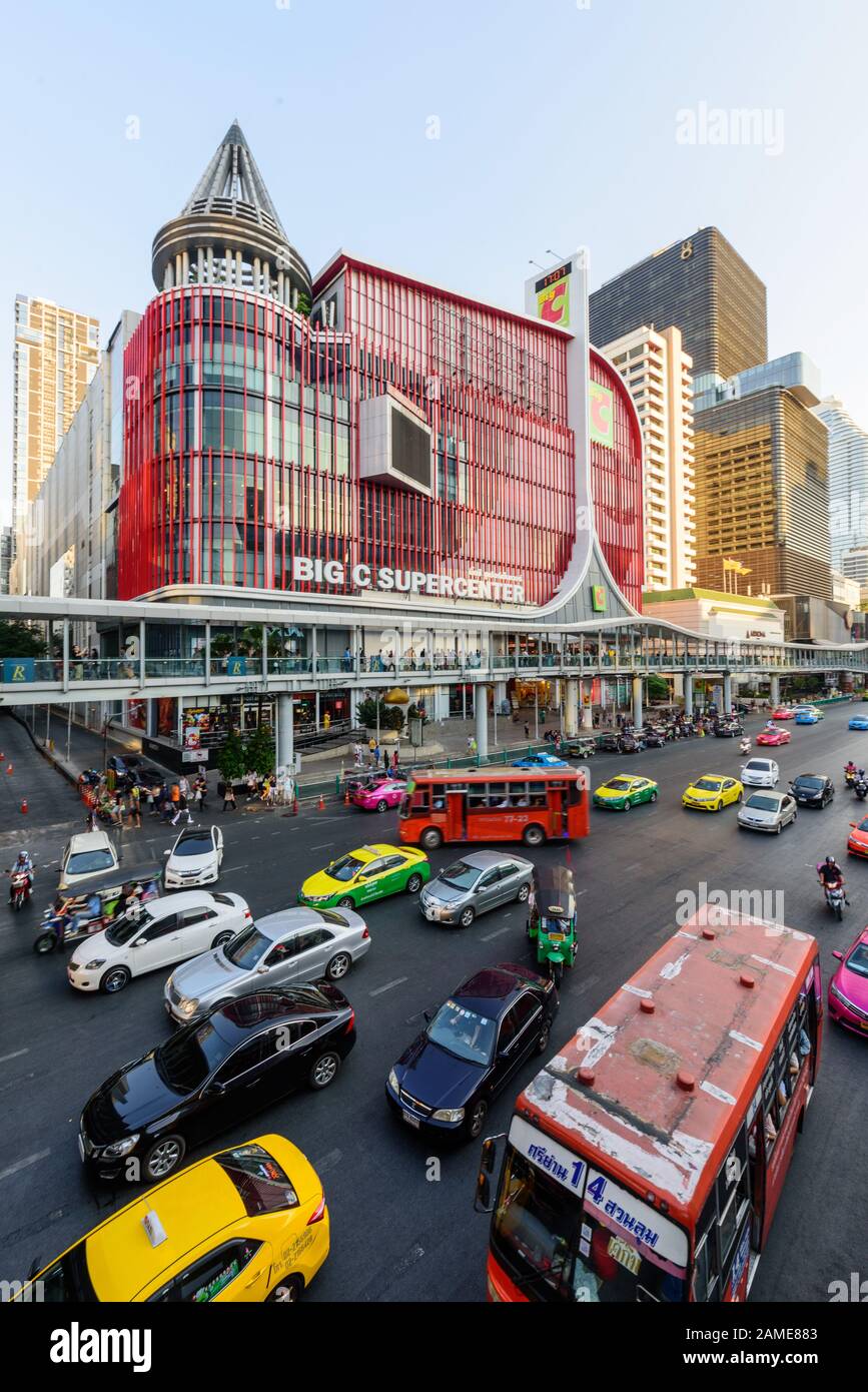 Bangkok , Thailand - 4 Jan, 2020 : Big C shopping mall Ratchaprasong ...