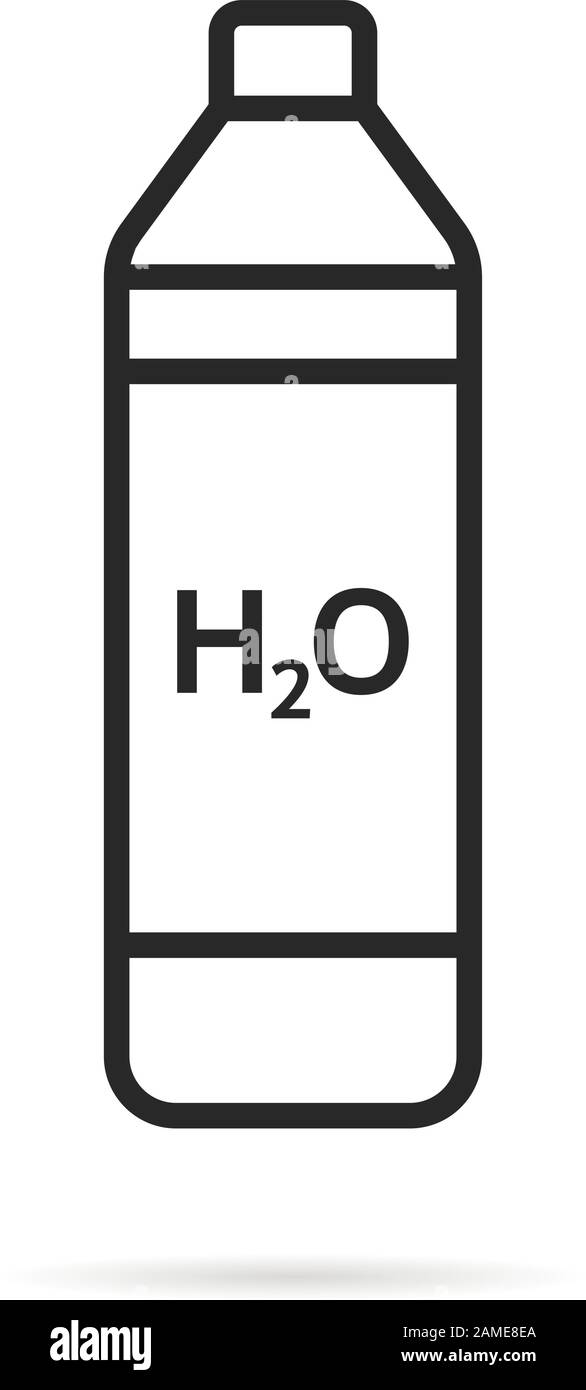 Line drawing soda bottle Stock Vector Images - Alamy