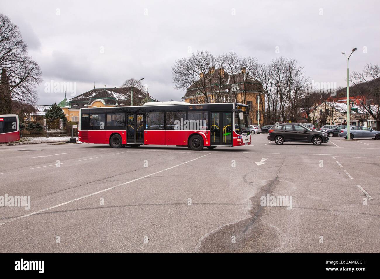 public bus at Cobenzel, Vienna, Austria, Europe Stock Photo - Alamy