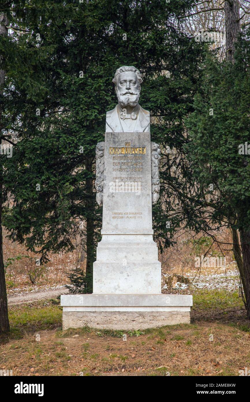 Monument to Karl Luger the mayor of Vienna, and leader and founder of ...