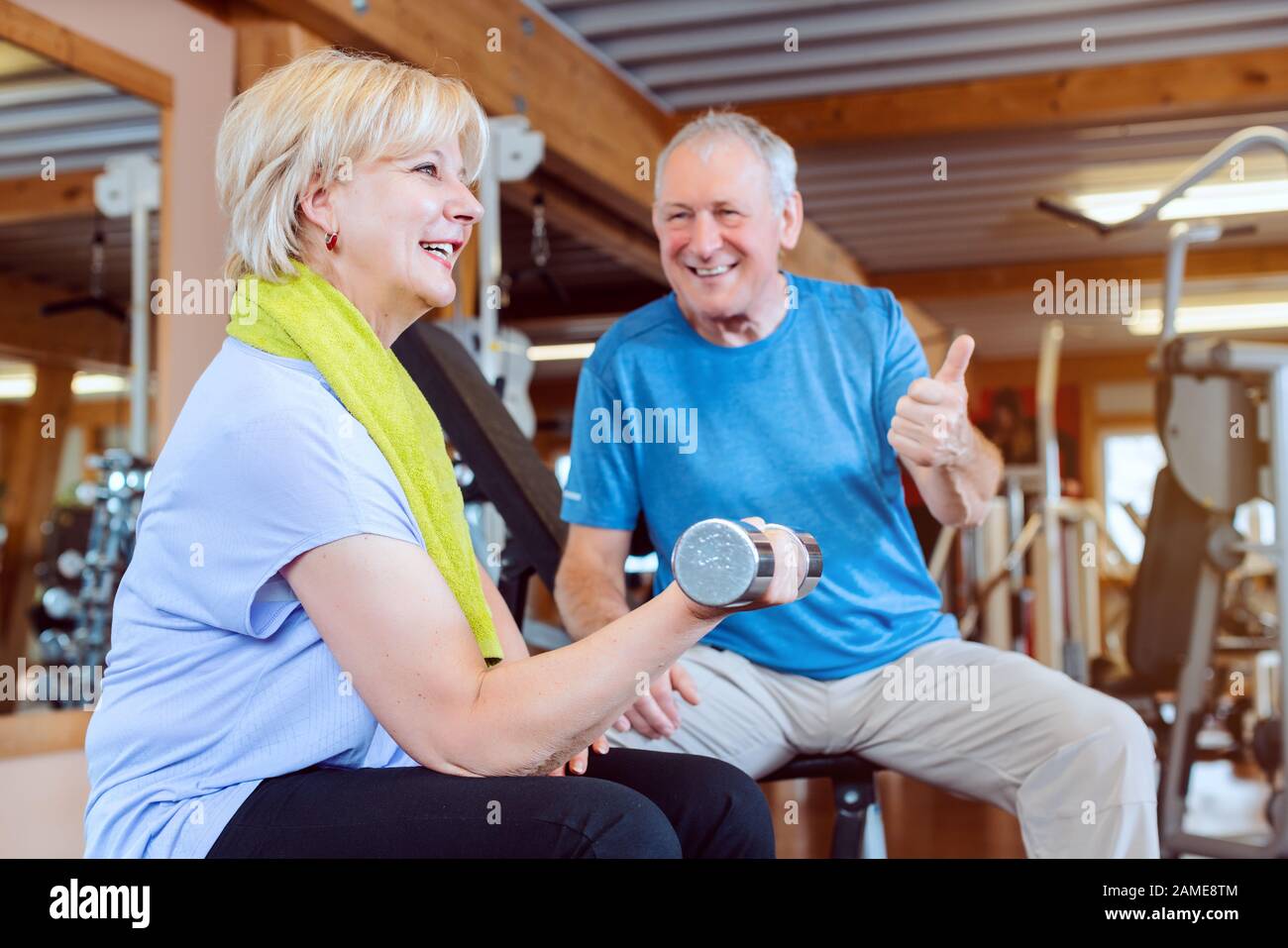 Elderly fitness hi-res stock photography and images - Alamy