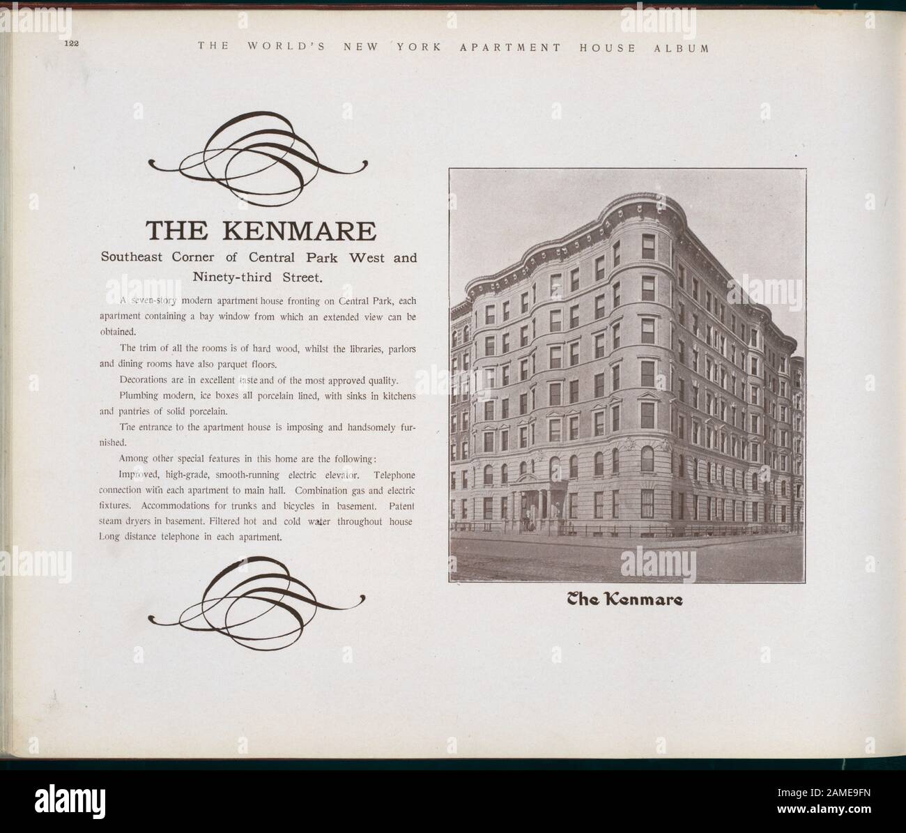 The Kenmare Southeast Corner of Central Park West and Ninety-third ...