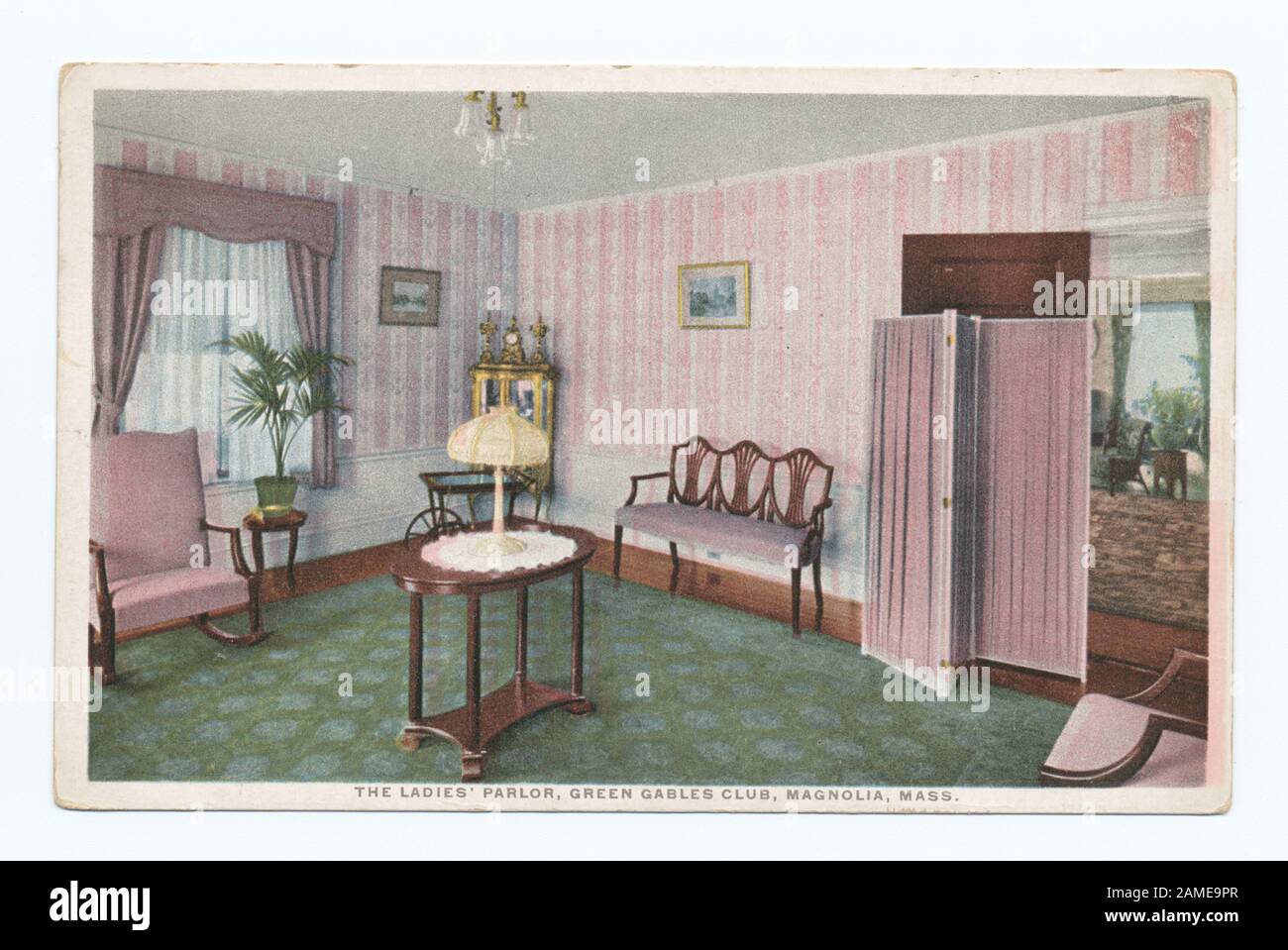 The Ladies' Parlor, Green Gables Club, Magnolia, Mass The Ladies ...