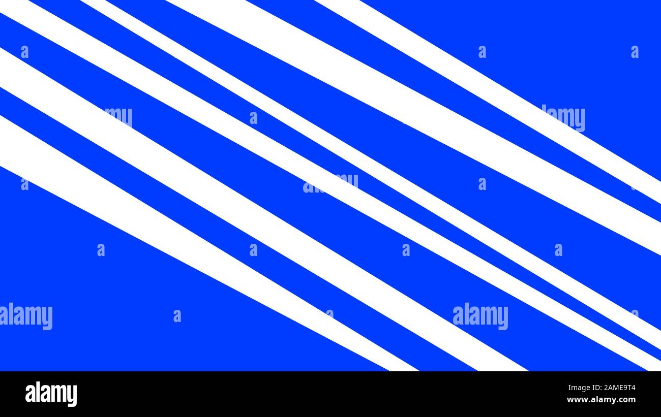 Abstract modern white lines on blue diagonal background Stock Photo - Alamy