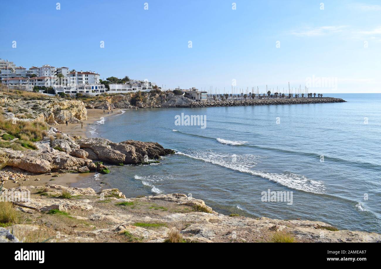 Sitges beaches hi-res stock photography and images - Alamy