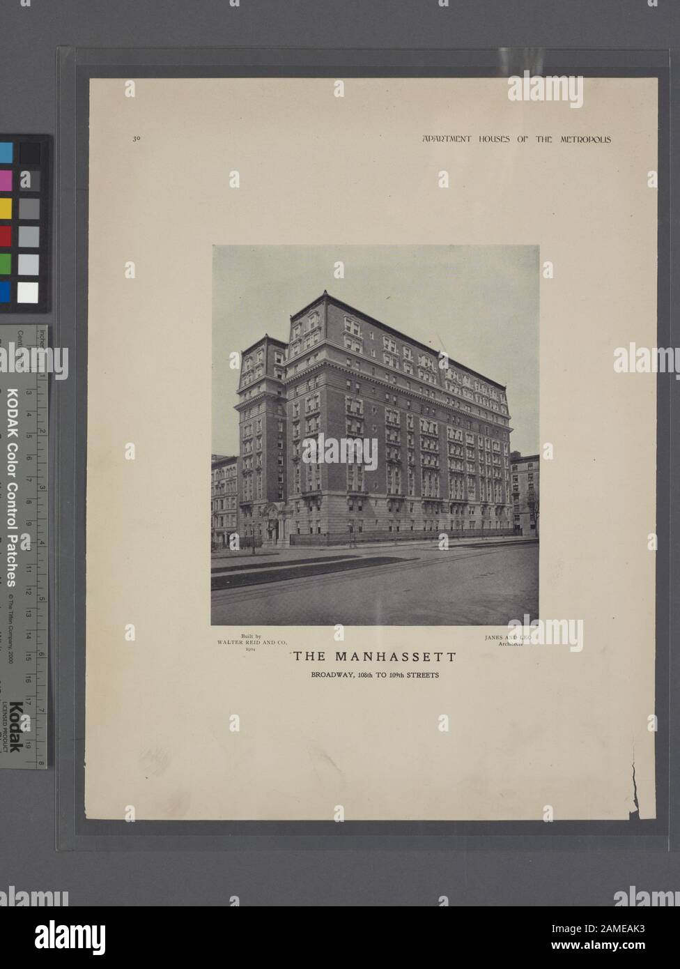 The Manhassett, Broadway, 108th to 109th Streets Includes index. Built ...
