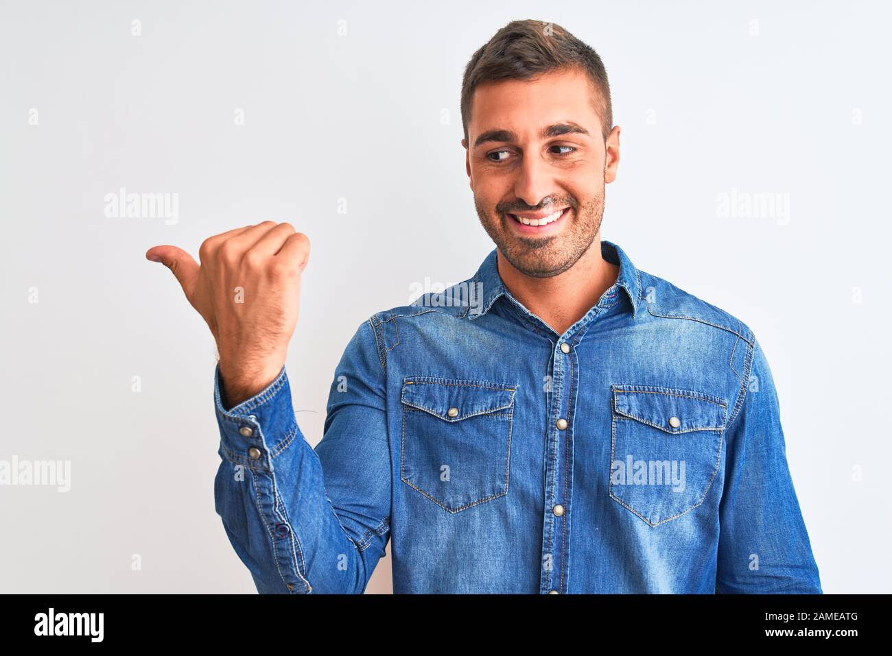 Muscular arm pointing up hi-res stock photography and images - Alamy