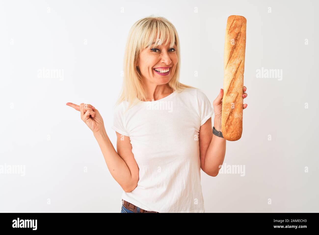 Baker bread show white hi-res stock photography and images - Alamy