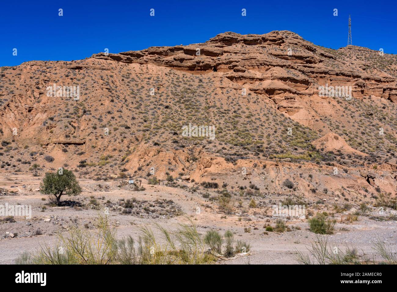 Tabernas desert, in spanish Desierto de Tabernas, Andalusia, Spain ...