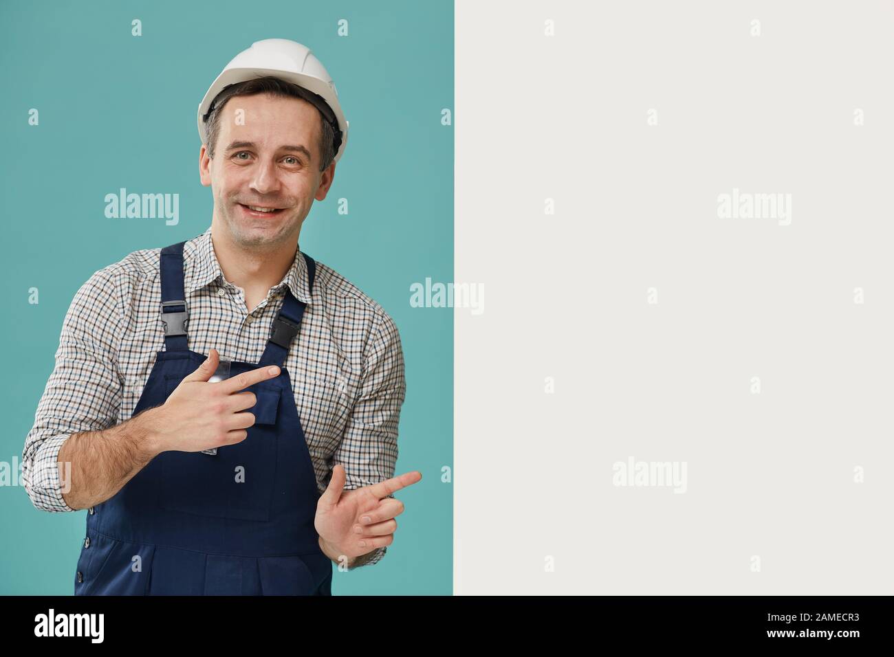 Cheerful worker hi-res stock photography and images - Alamy