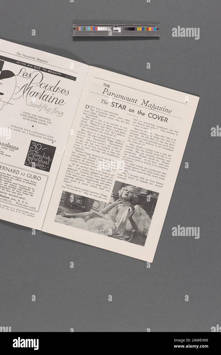 The Paramount Magazine The Paramount Magazine; The Paramount Magazine ...