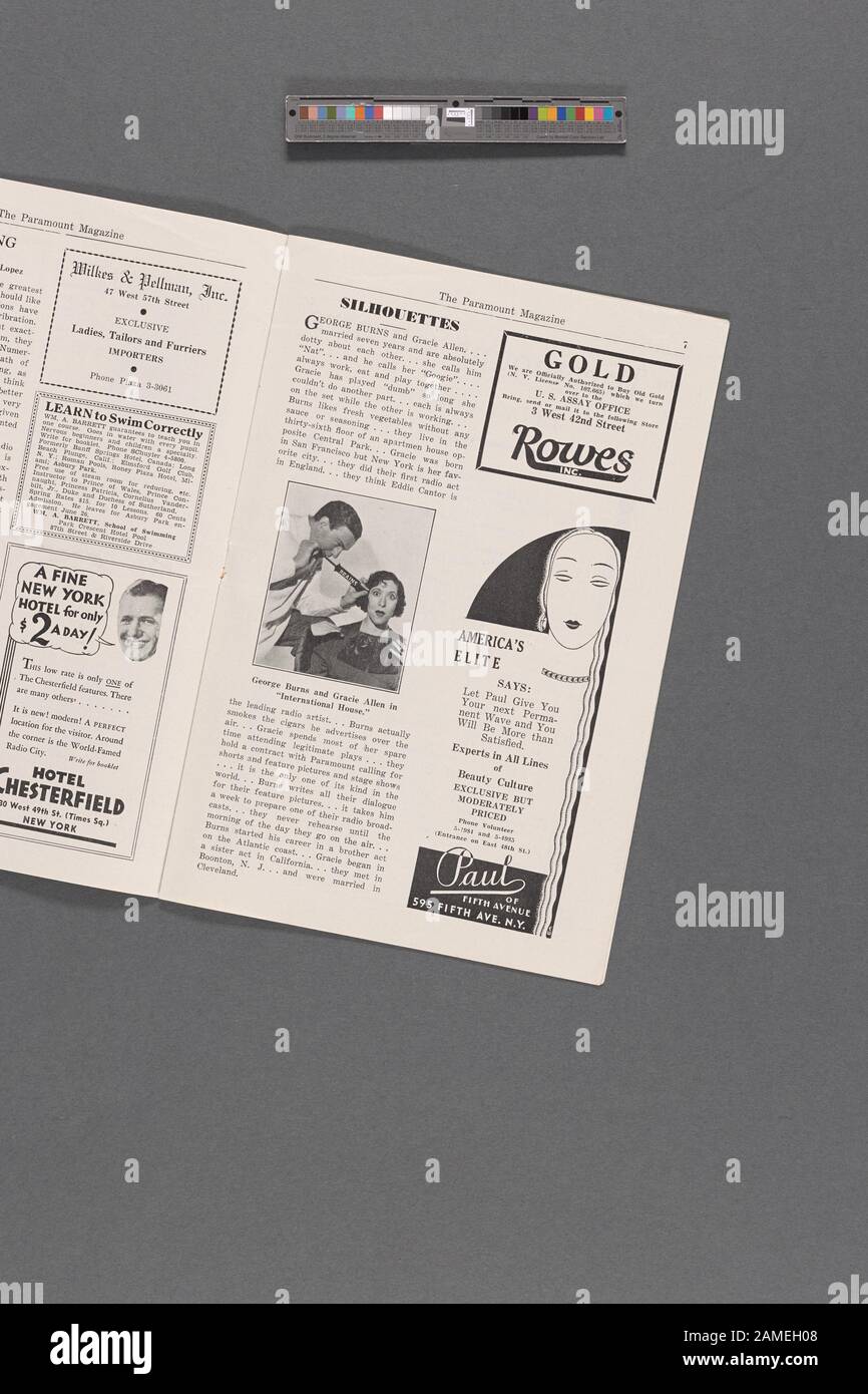 The Paramount Magazine The Paramount Magazine; The Paramount Magazine ...