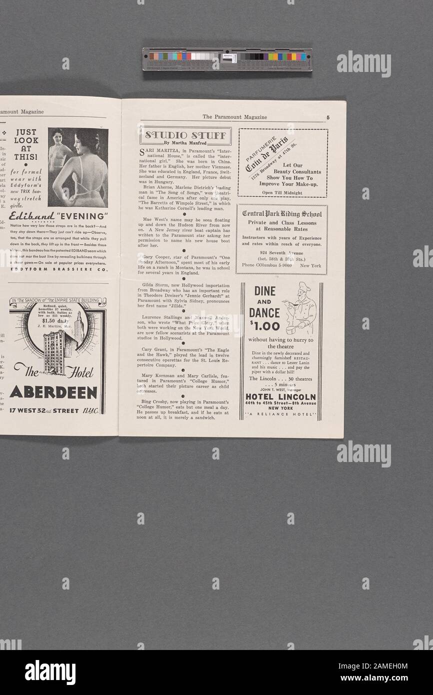 The Paramount Magazine The Paramount Magazine; The Paramount Magazine ...