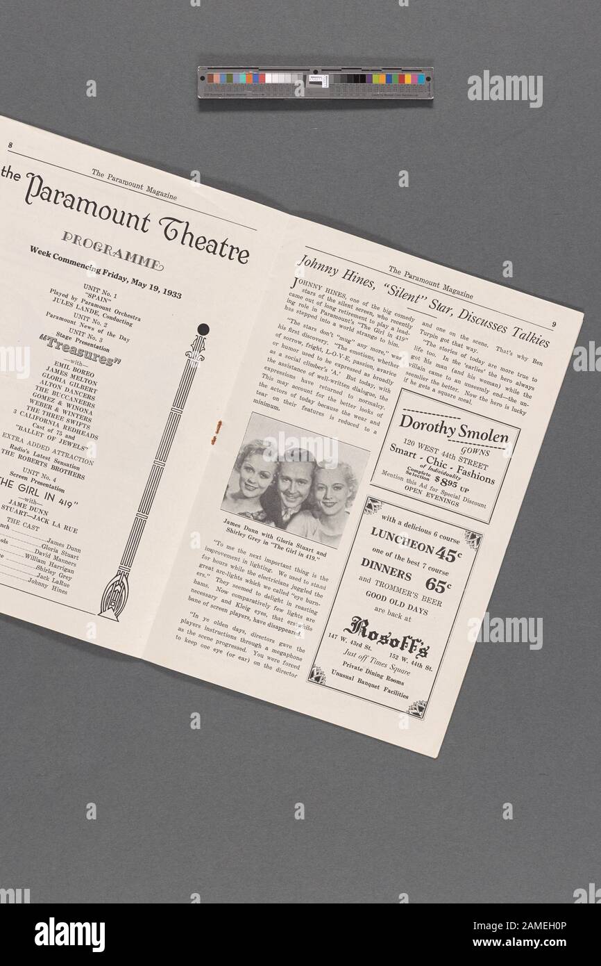 The Paramount Magazine The Paramount Magazine; The Paramount Magazine ...