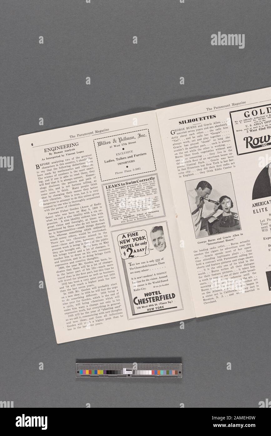 The Paramount Magazine The Paramount Magazine; The Paramount Magazine ...