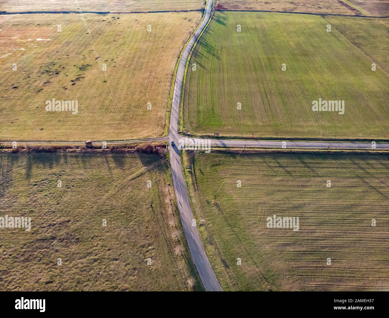 Aerial roadway hi-res stock photography and images - Alamy