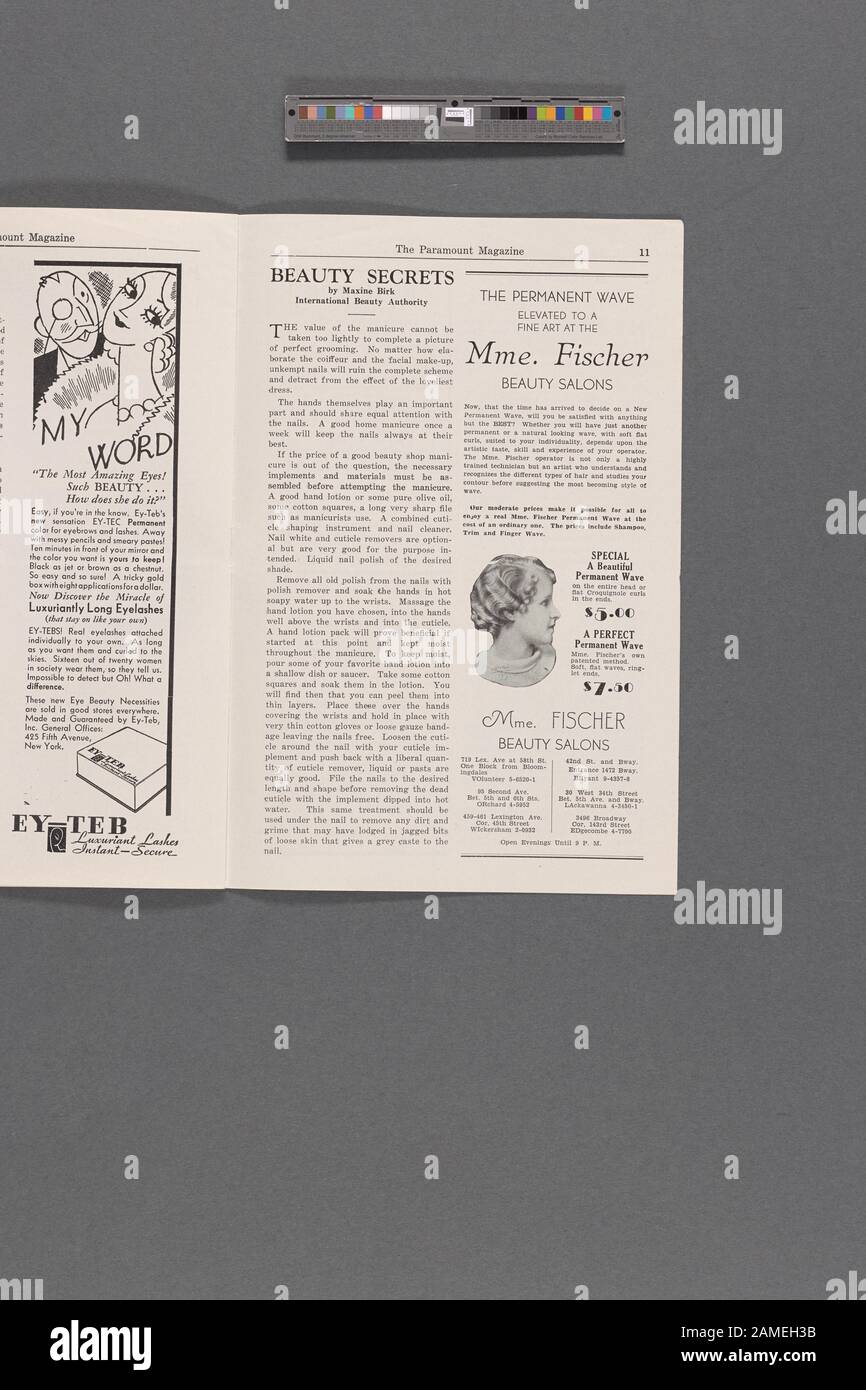 The Paramount Magazine The Paramount Magazine; The Paramount Magazine ...